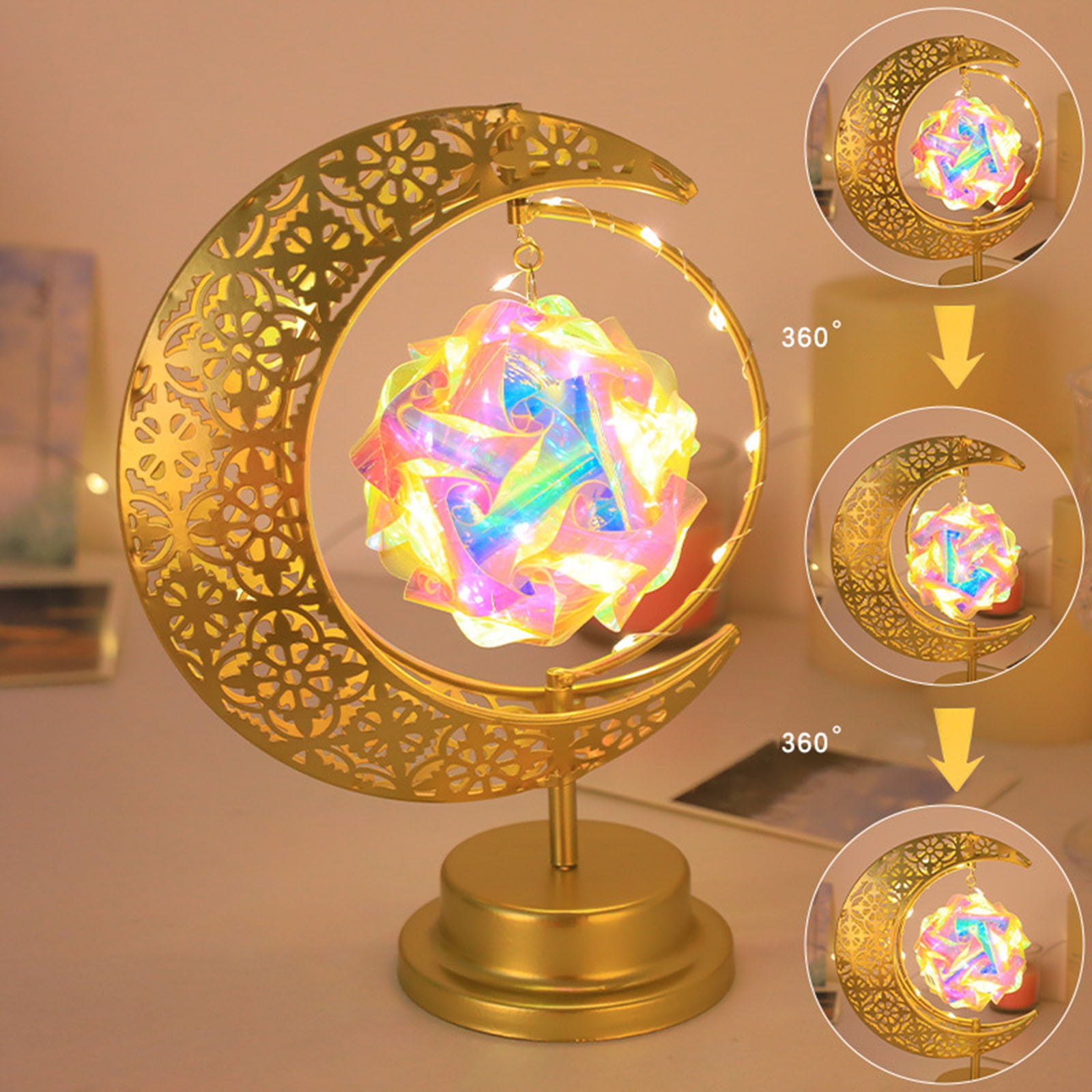 Moon Lamp, Ramadan Decorations Eid Mubarak Decorations Ramadan Lights ...