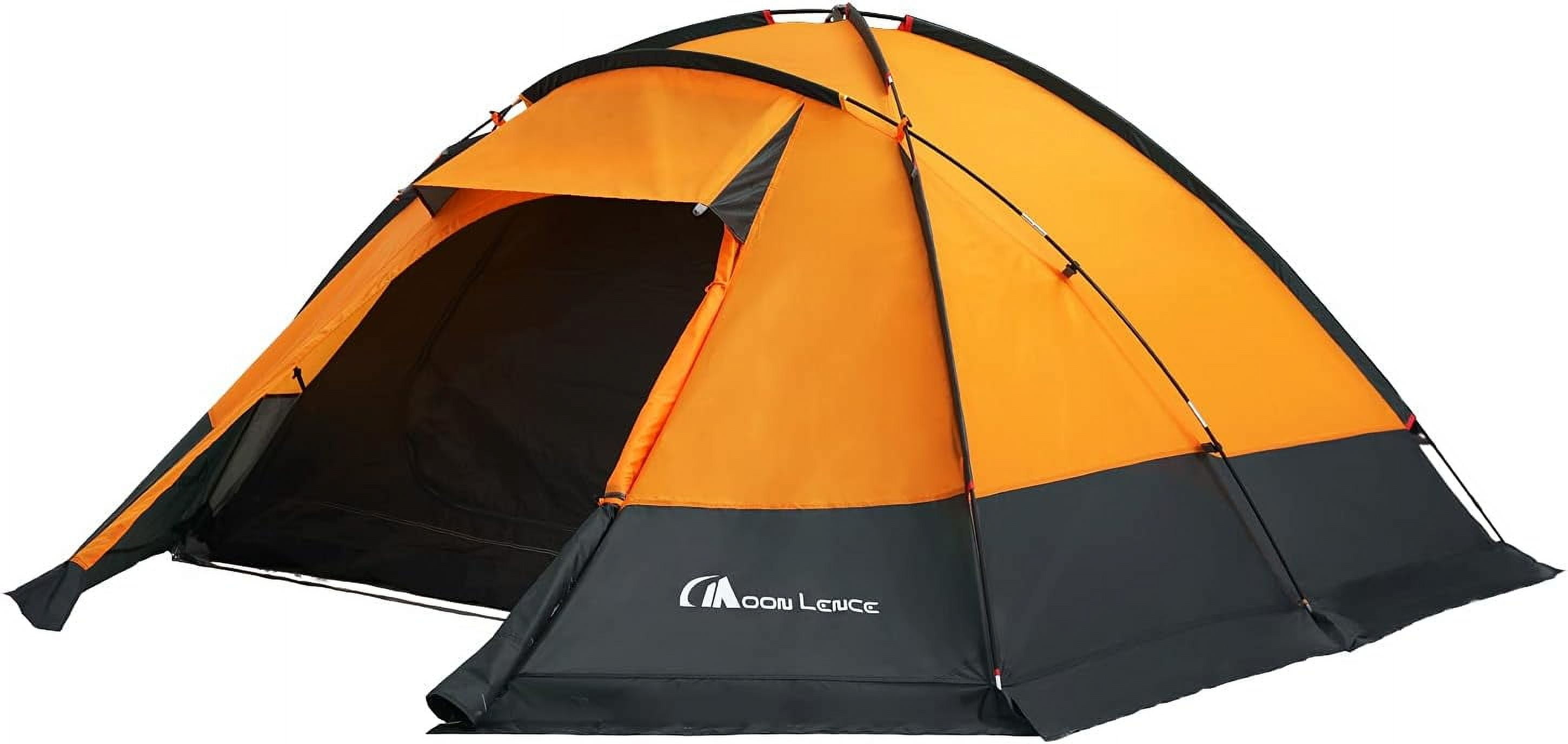 Moon Lence 4 Person Tent Waterproof PU2000mm Camping Tent Lightweight ...