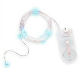 Moon Lights LED - Silver Plated Copper Wire - 12 Blue Lights - Walmart.com