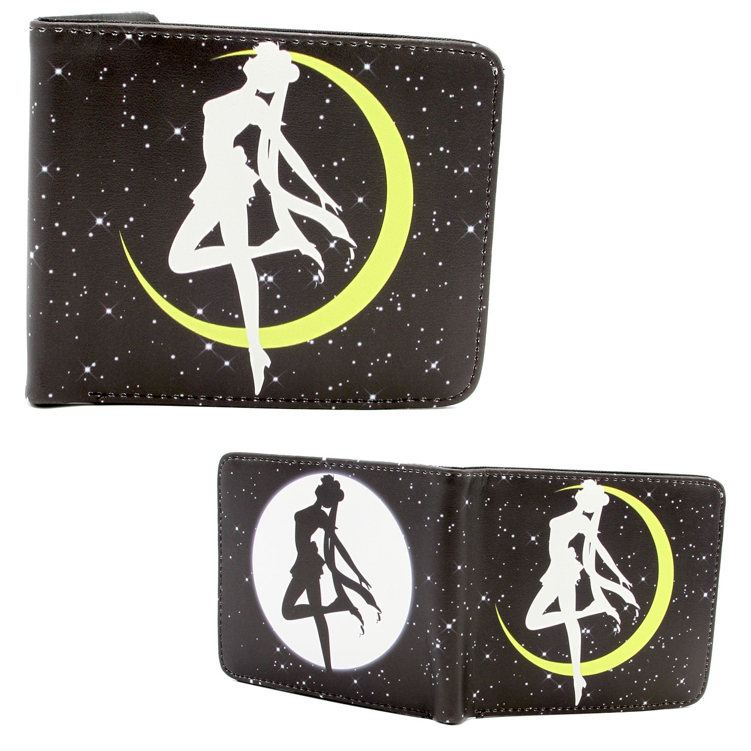 Moon Logo - Sailor Moon 4x5" Bi-Fold Wallet - Walmart.com