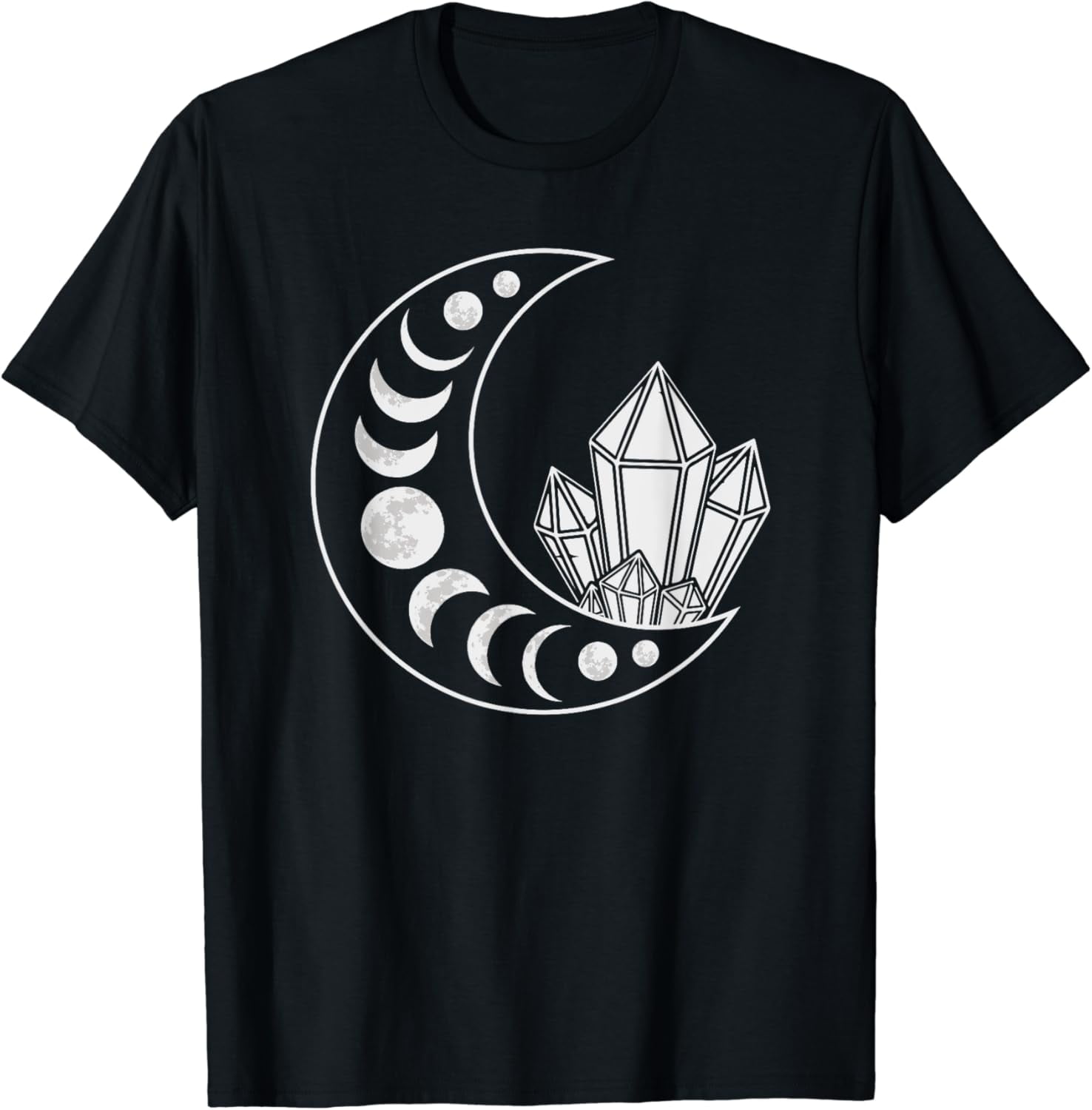 Moon Luna Supermoon Solar System - Lunar Mona Spiritual Moon T-Shirt ...