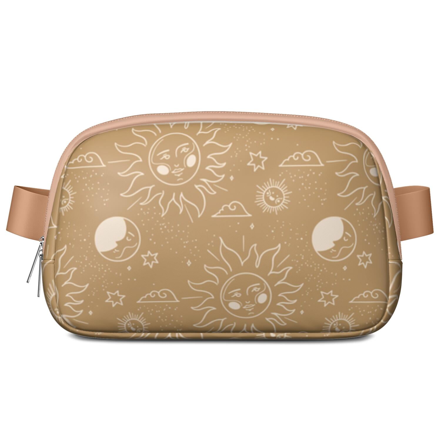 Moon Magic Gothic Fanny Pack – Celestial Sun Waist Bag with Starry Sky ...