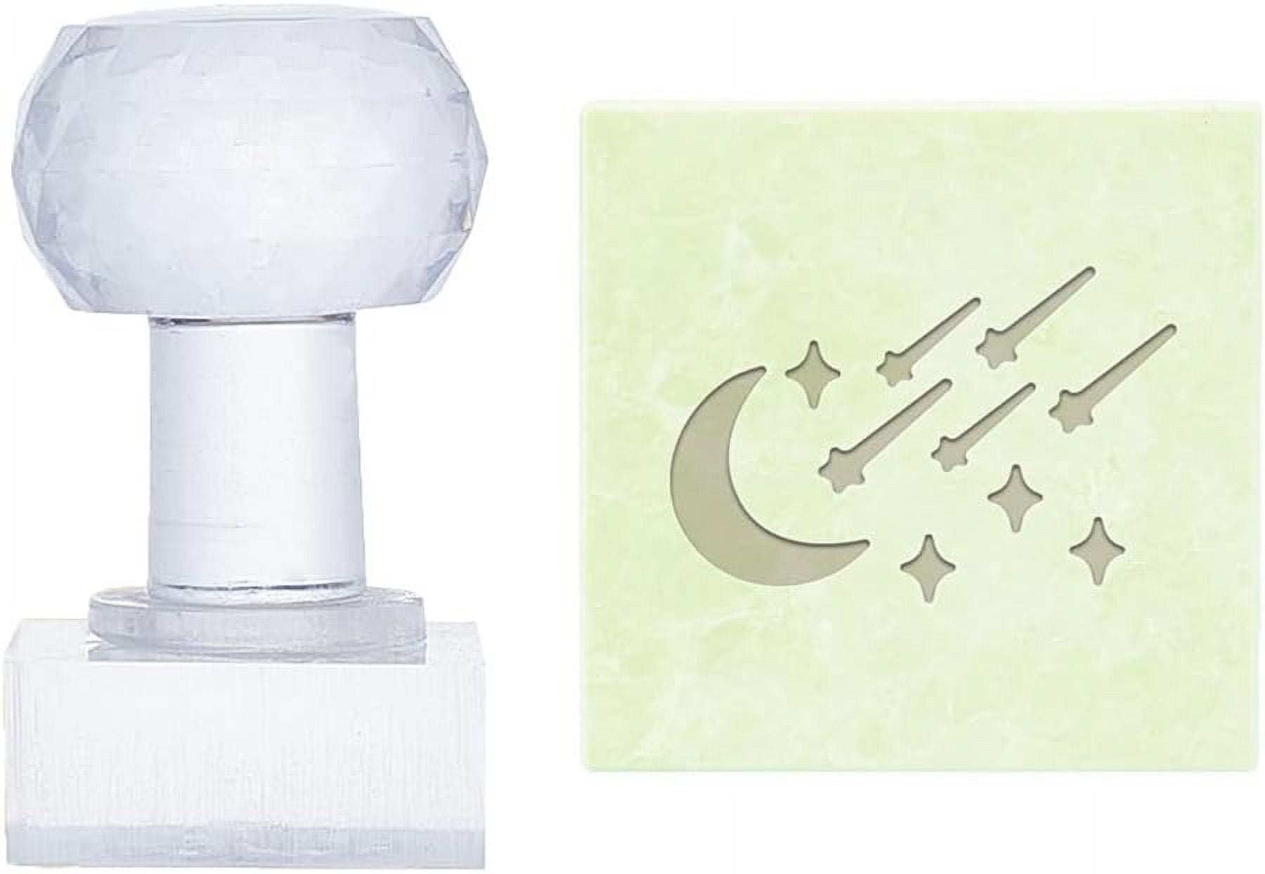 Moon Meteor Acrylic Stamp Soap Embossing Stamp Soap Chapter Imprint ...
