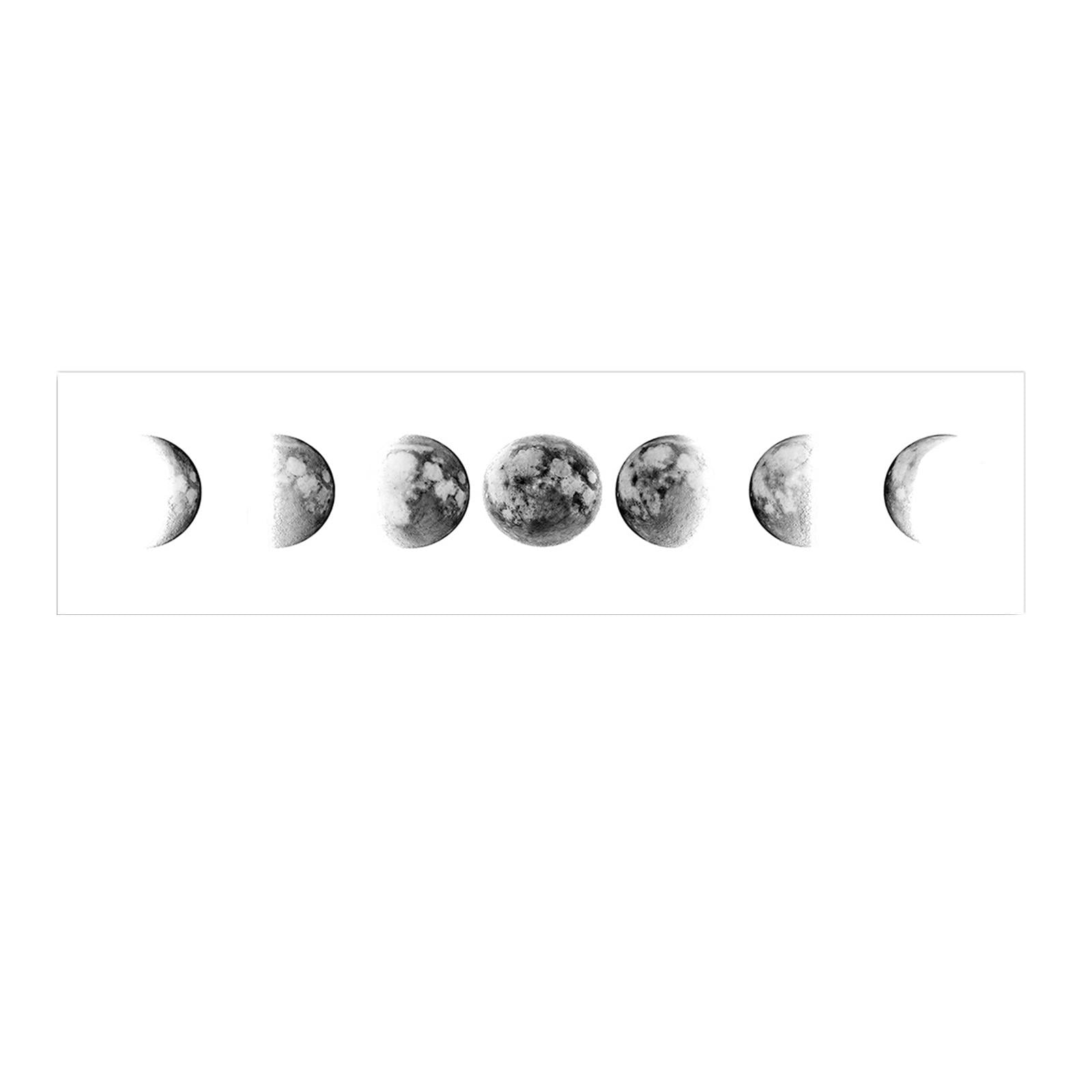 Moon Phase Painting Canvas Poster Art 30x120cm - Walmart.com