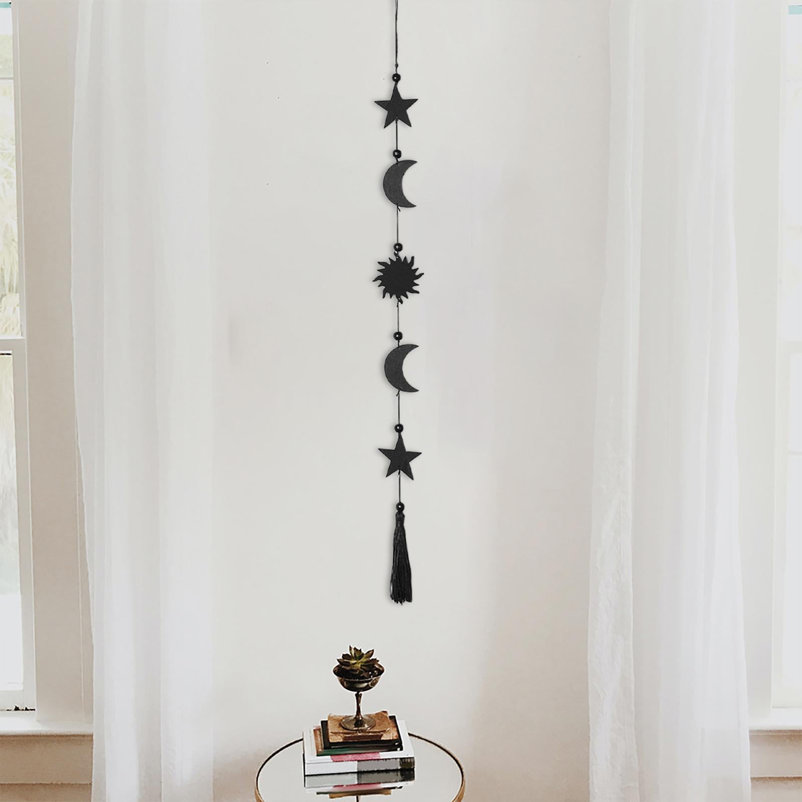 Moon Phase Wall Hanging Moon Decorations Chains Nursery Bedroom Window ...