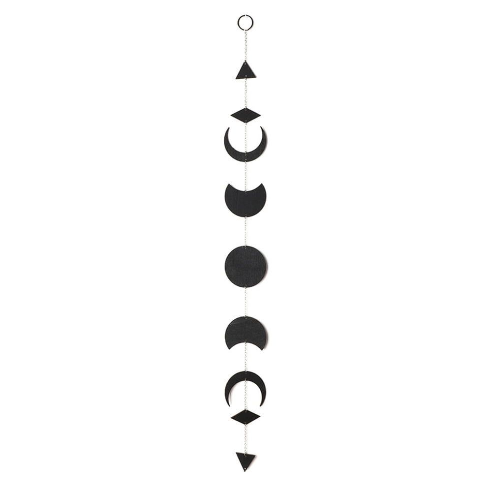 Moon Phase Wall Hanging Moon Phases Wall Art Moon Garland with Metal ...