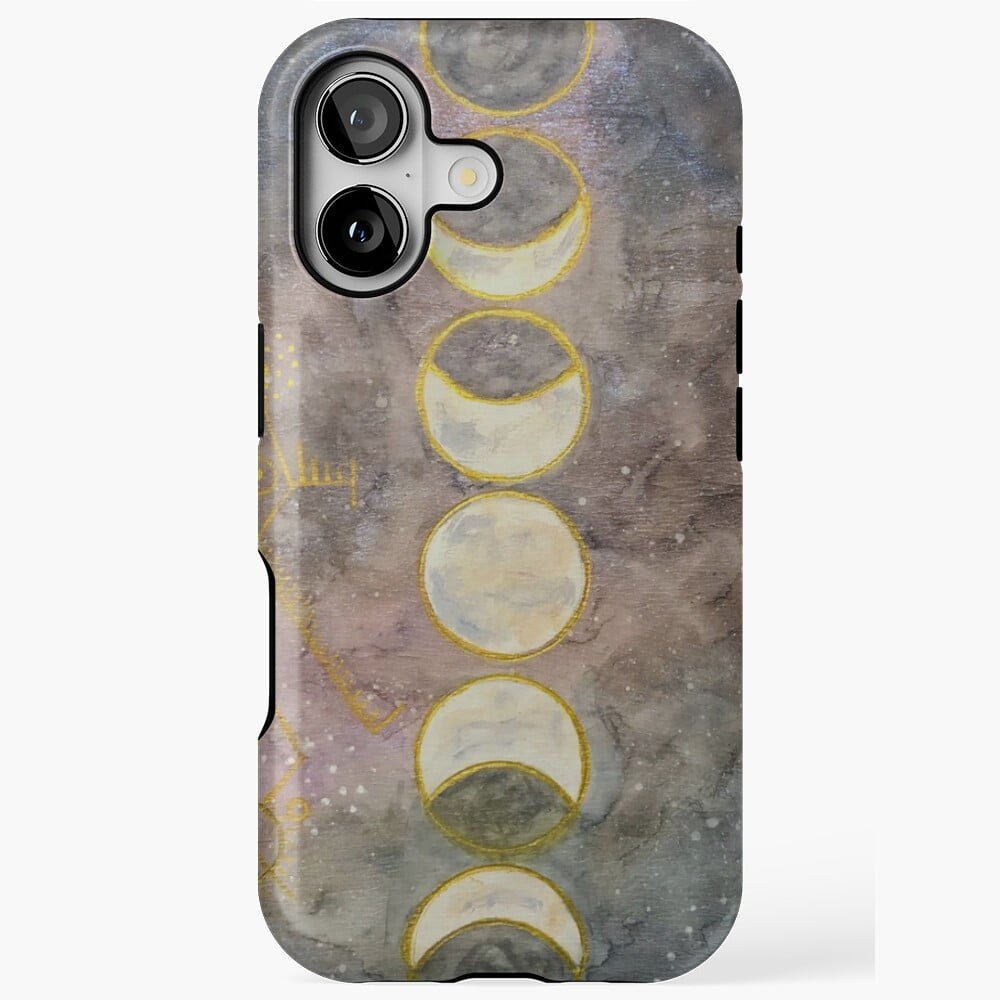 Moon Phases Celestial Inspired Minimalist Artistic Pattern Phone Case ...