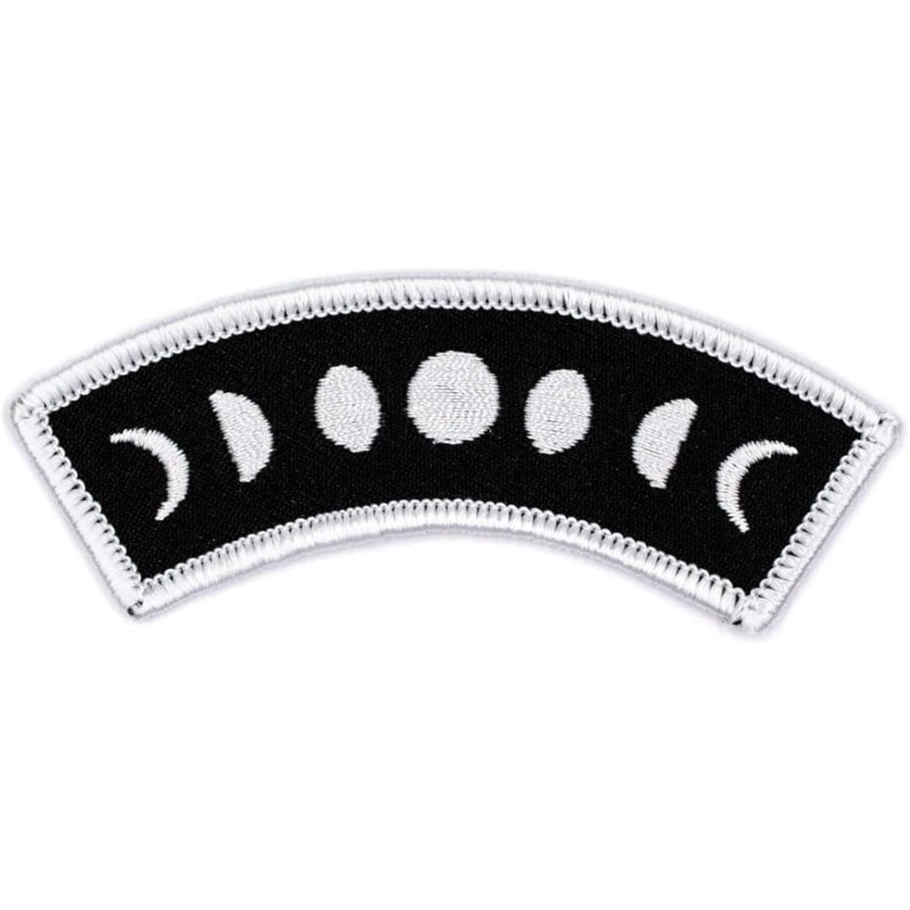 Moon Phases Embroidered Iron On or Sew On Patch - Walmart.com