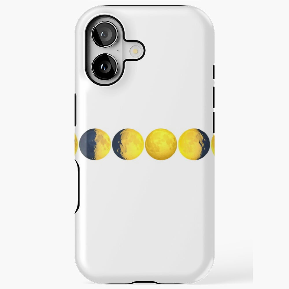 Moon Phases Emojis Sticker Celestial Inspired Design Phone Case for ...