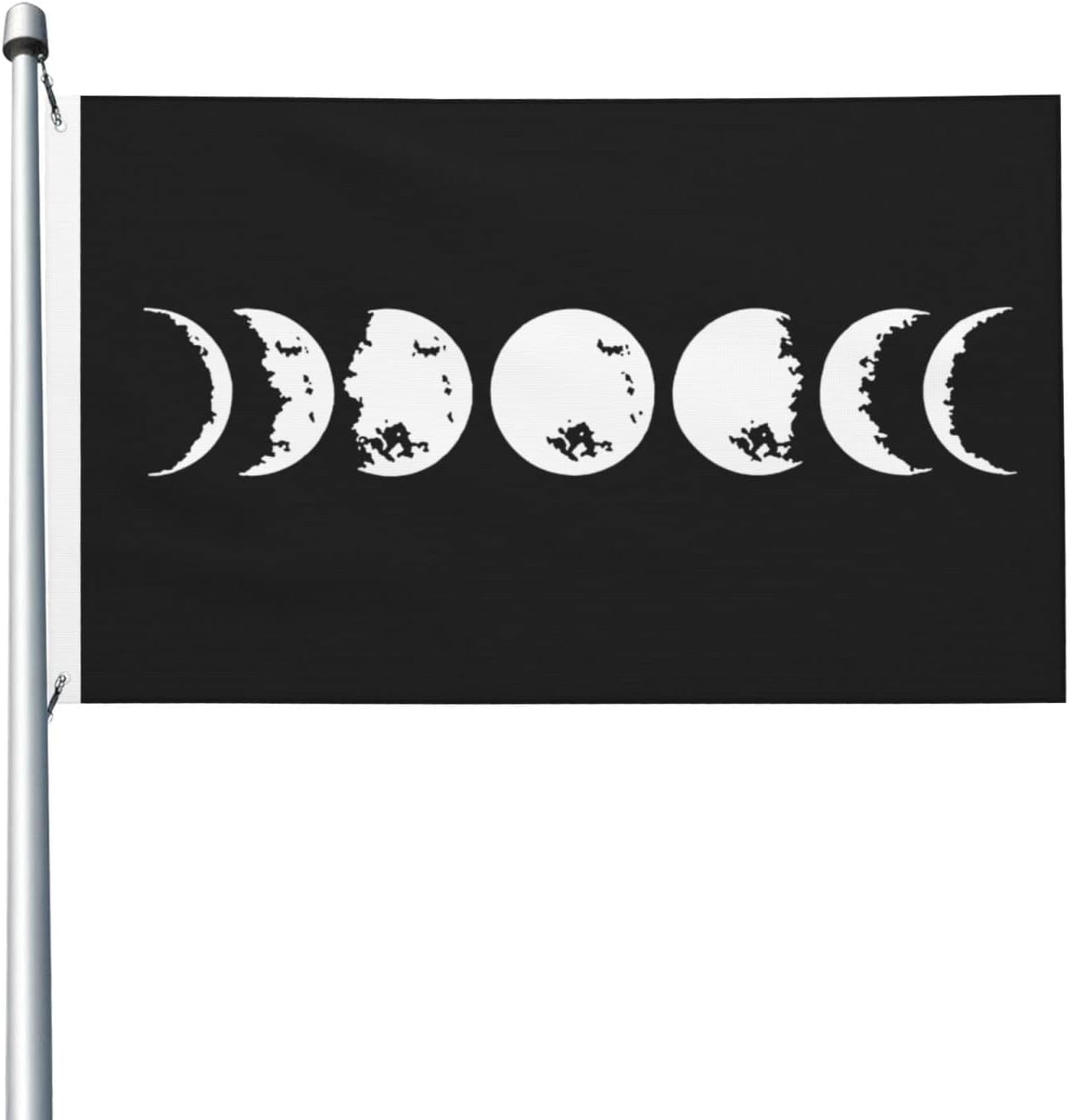 Moon Phases Flag 3x5 Ft Outdoor Decoration Banner Yard Flag With ...