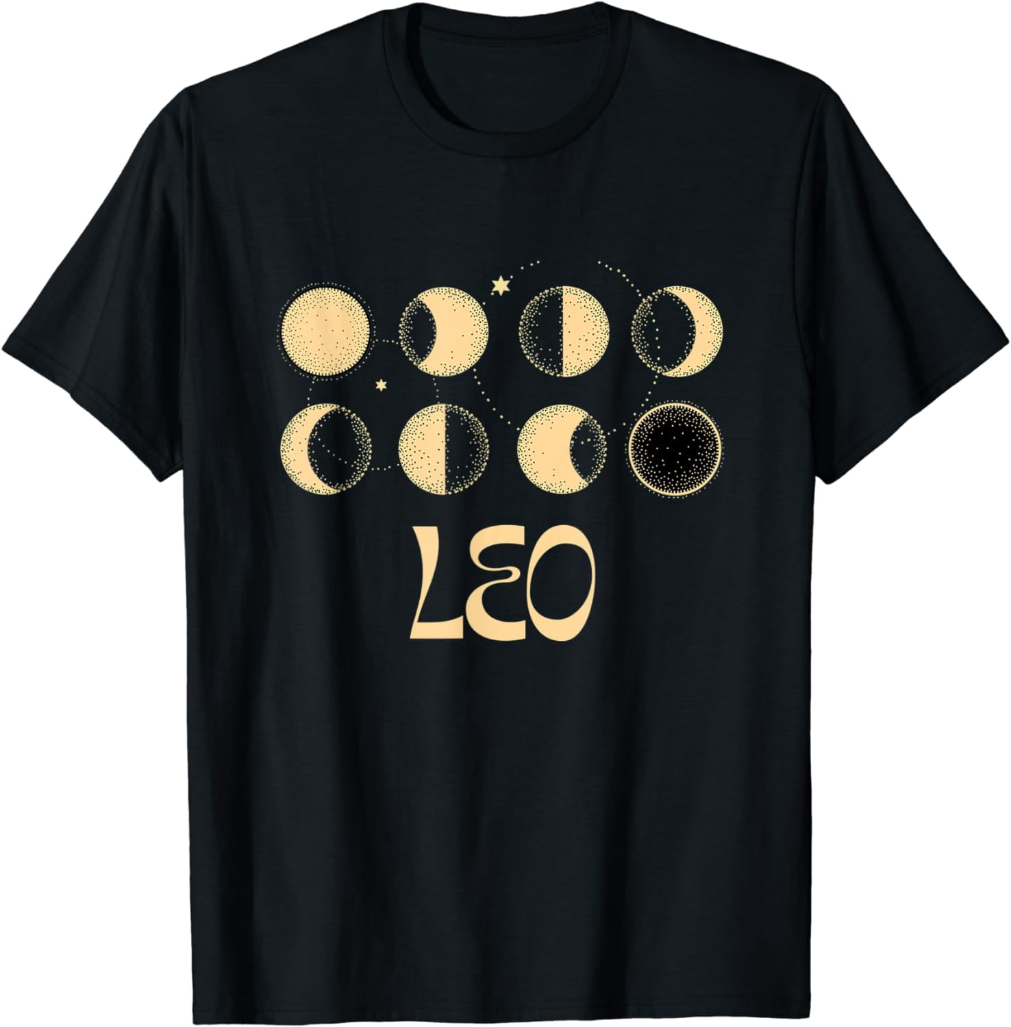 Moon Phases July August Zodiac Leo Star Sign Birthday T-Shirt - Walmart.com