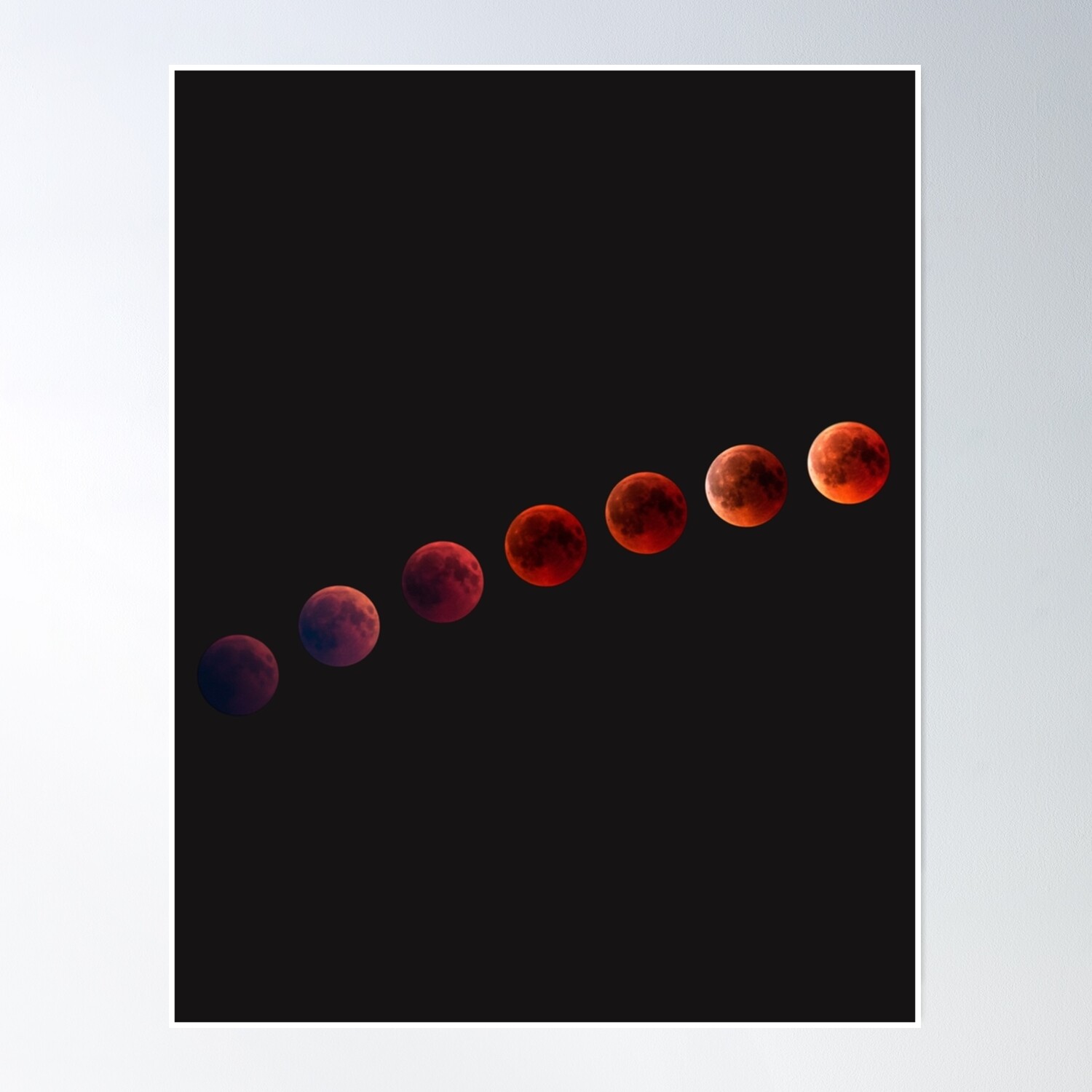Moon Phases Poster Wall Art, Modern Wall Decor, 16x24 UNFRAMED ...