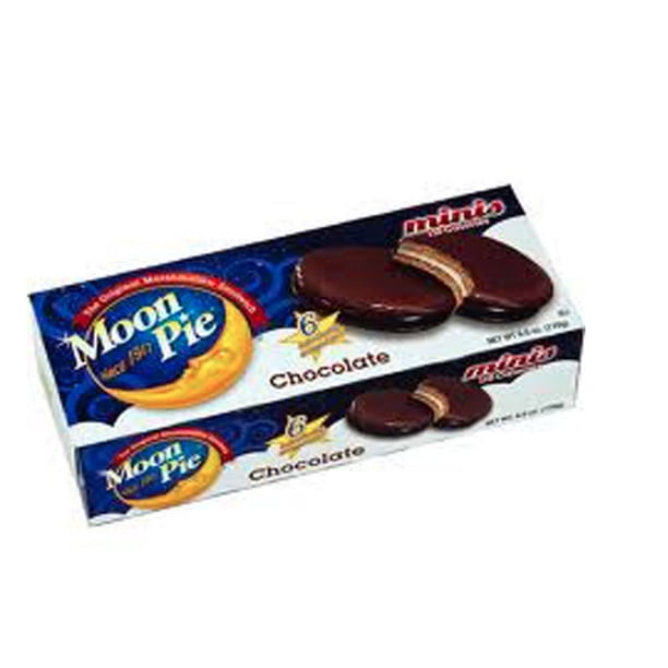 Moon Pie Chocolate Mini Pies 6 count (pack of 2) - Walmart Business ...