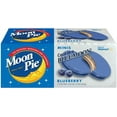 Moon Pie Mini Blueberry Marshmallow Creme Sandwiches, Single Snack, 12 ...