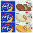 Moon Pie -Mini's 3 Boxes of - Chocolate - Vanilla -Banana 6 pie's per ...