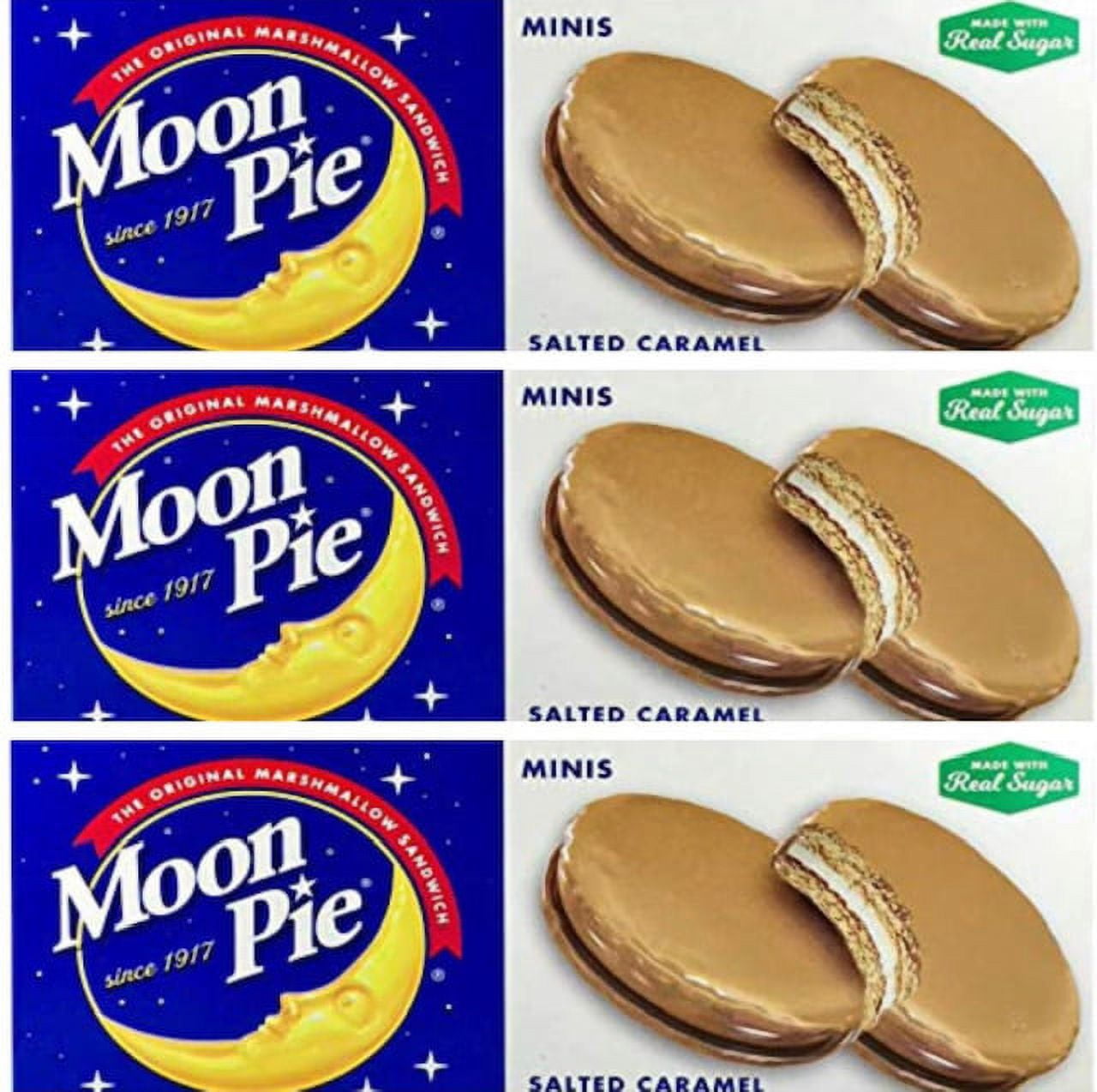 Moon Pie -Minis 3 Boxes of -Salted Caramel - 6 pies per box, 3 Boxes 18 ...