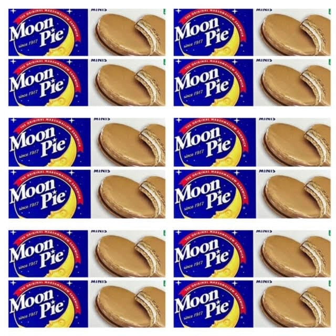 Moon Pies Mini Case Lot 12 Boxes X 6 Individual Moon Pies Salted Caramel