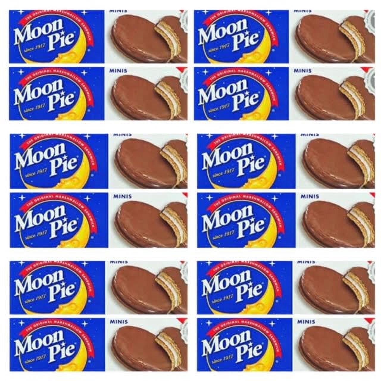 Moon Pies Mini Case lot 12 Boxes x 6 individual Moon Pies - Walmart.com