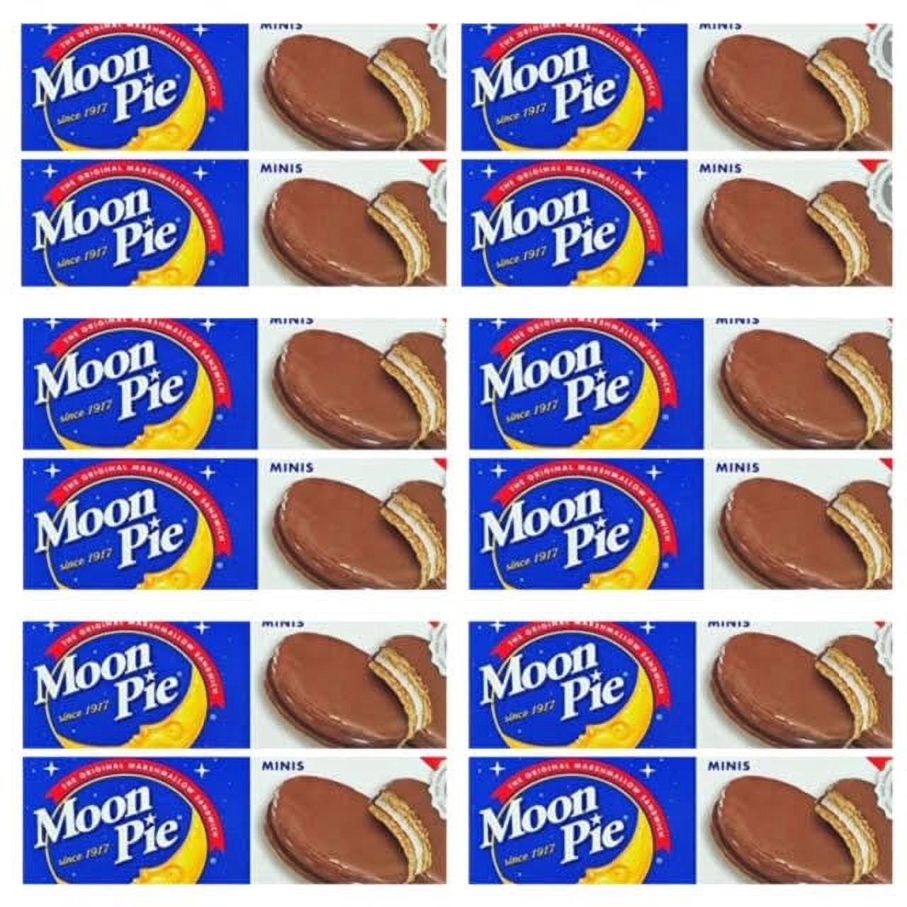 Moon Pies Mini Case lot 12 Boxes x 6 individual Moon Pies - Walmart.com