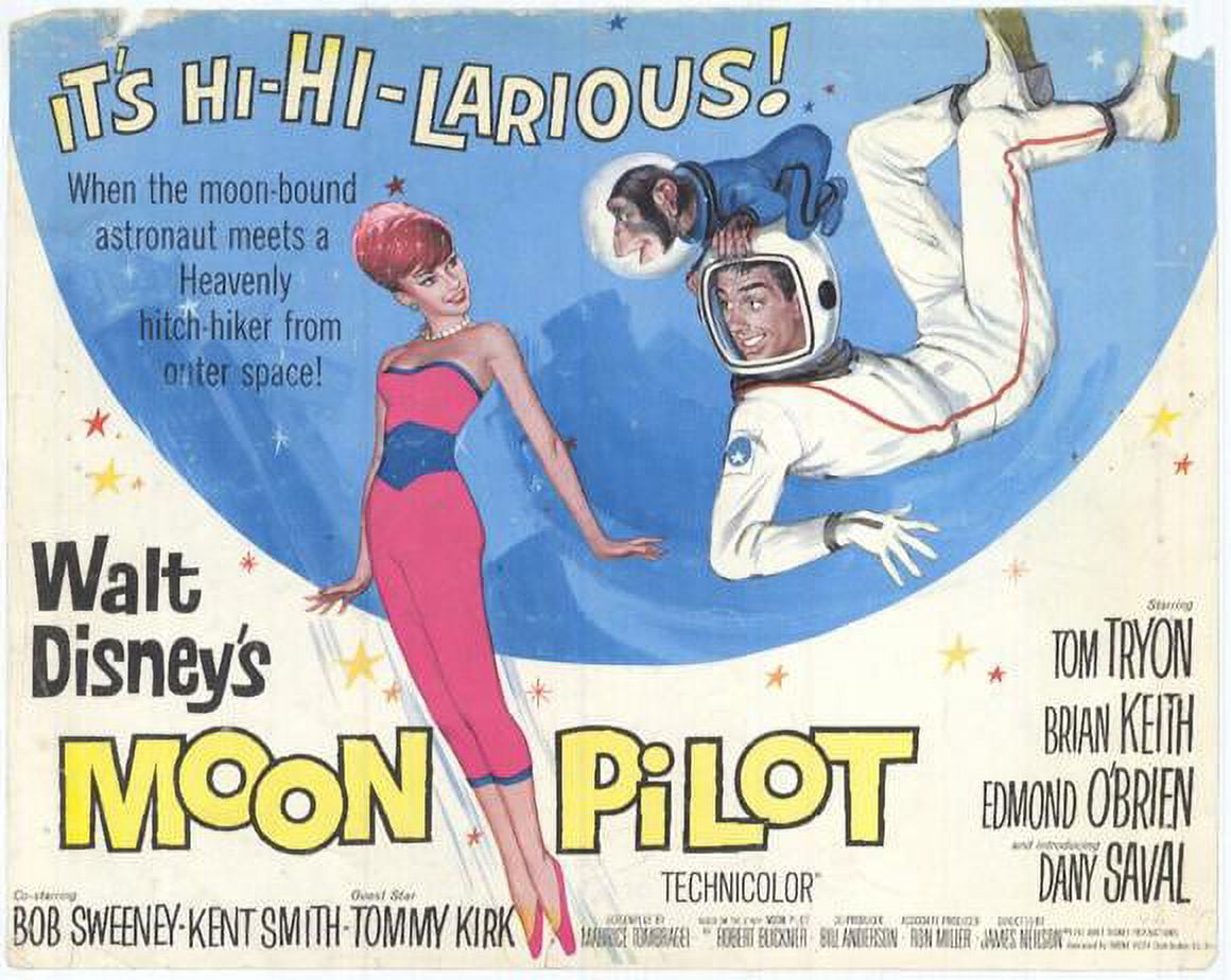 Moon Pilot - movie POSTER (Style B) (11" x 14") (1962) - Walmart.com