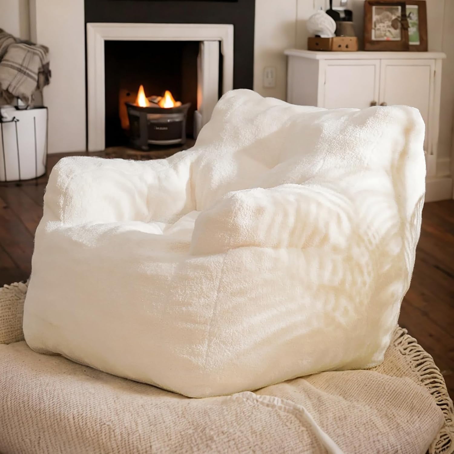 Moon Pod Bean Bag Chairs for Adults,Moonpod Chair,Soft Tufted Foam ...