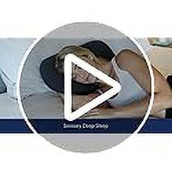 Moon Pod Pillow for Back, Stomach, & Side Sleepers, 4D Pillow (Moon ...