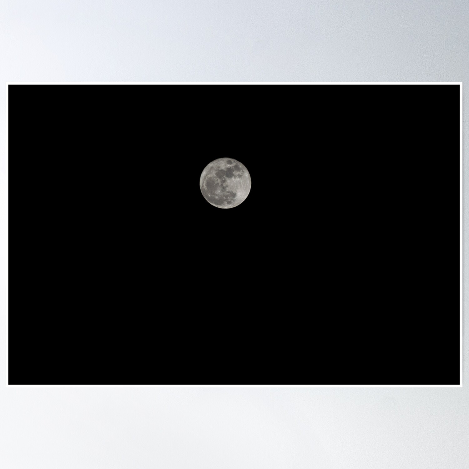 Moon Poster Wall Art, Modern Wall Decor, 8x12 UNFRAMED - Walmart.com