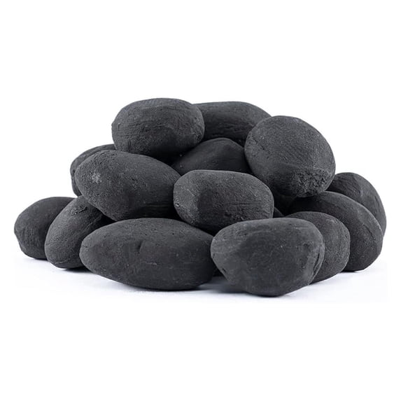 Moon Rocks Propane Fire Pit Stones - 1 lb Ceramic Rocks for FireCan ...