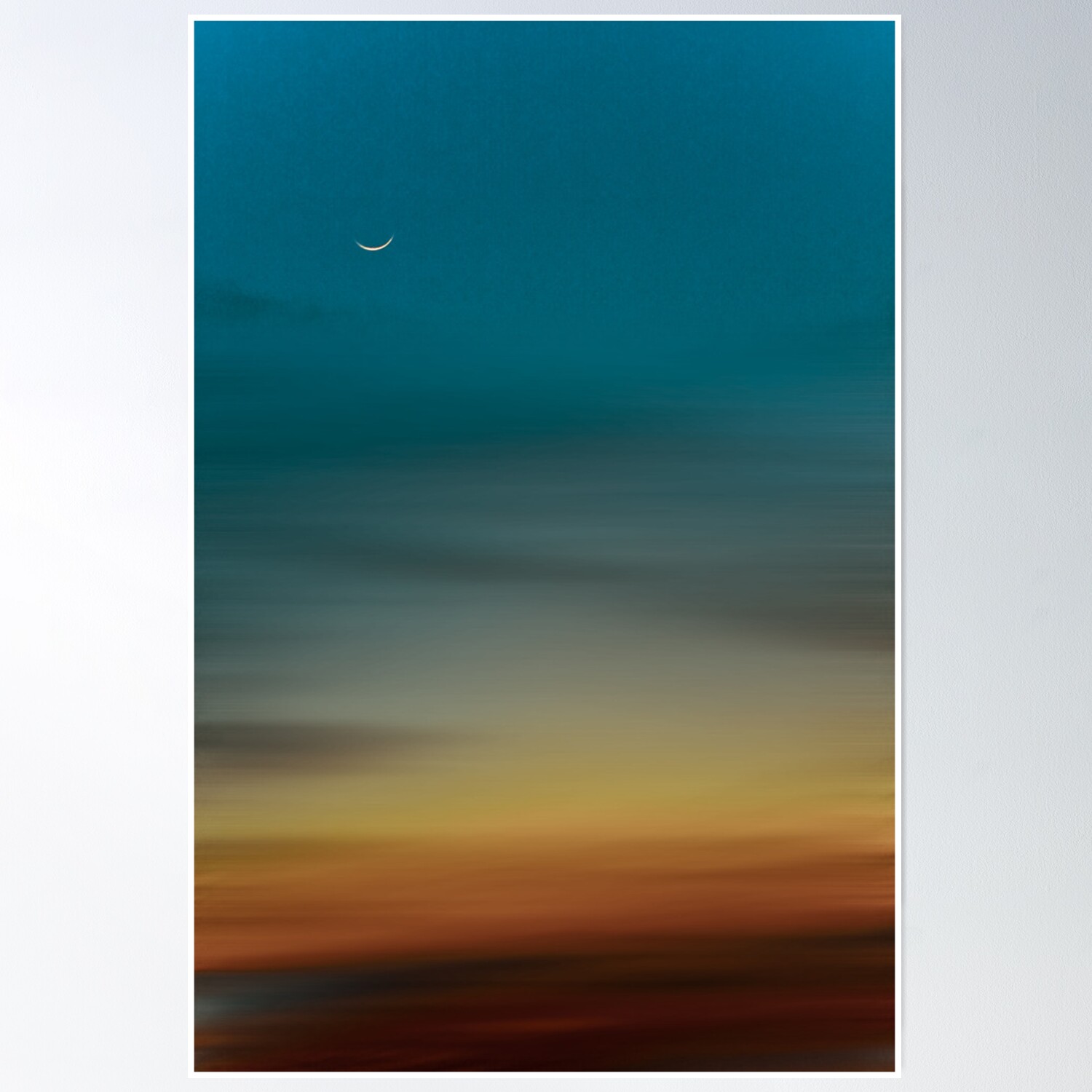 Moon Shadow Poster Wall Art, Modern Wall Decor, 16x24 UNFRAMED ...