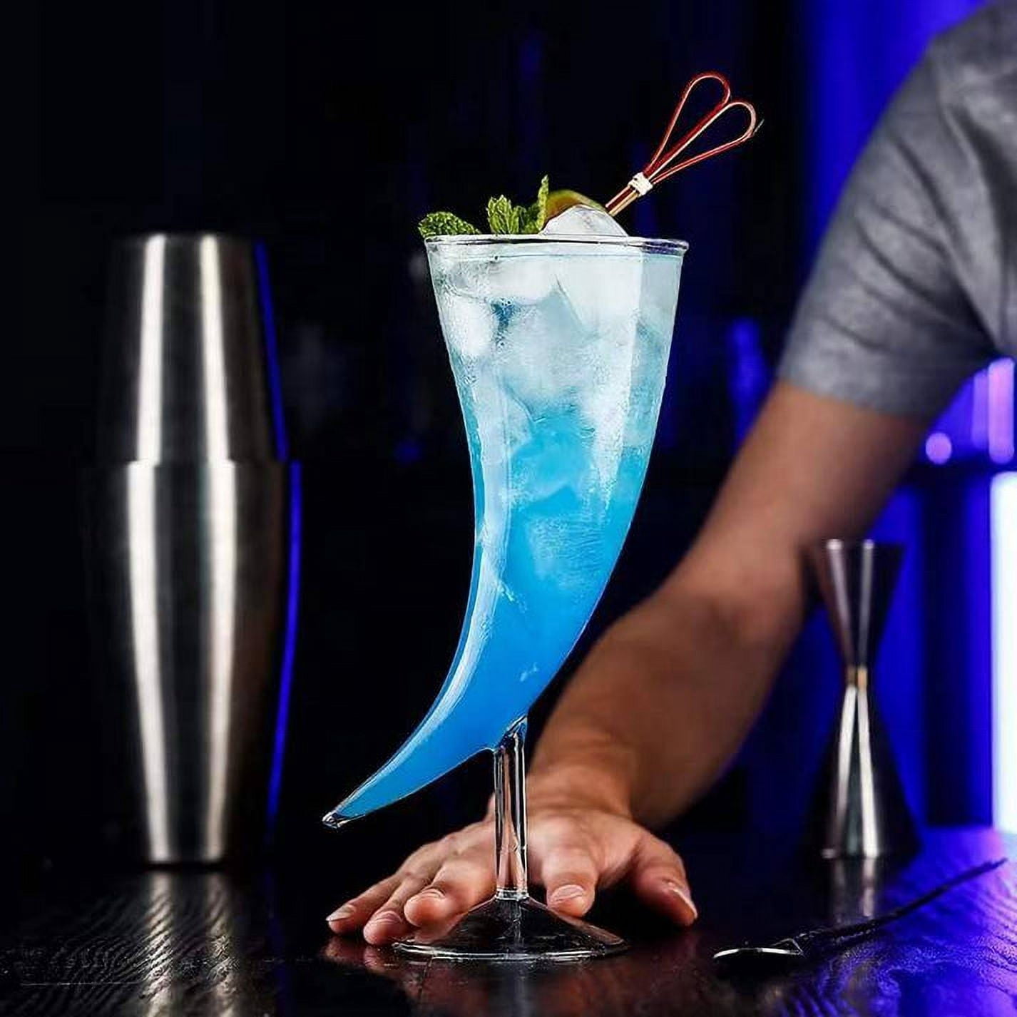 Moon Shape Horn Cocktail Glass, 500 ml ,1 Pc - Walmart.com