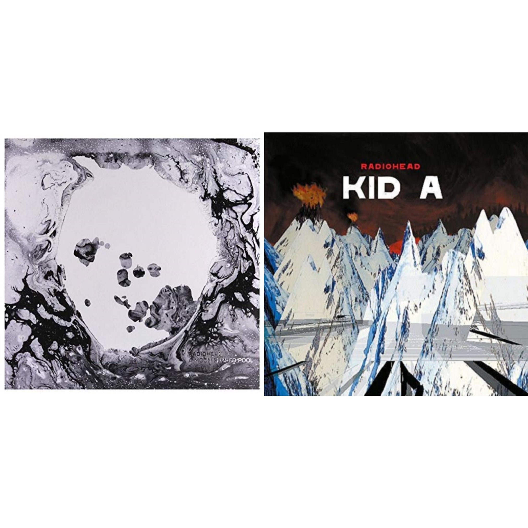 Moon Shaped Pool (Foil Gatefold Cover) & Kid A (2LP/180G) - Walmart.com