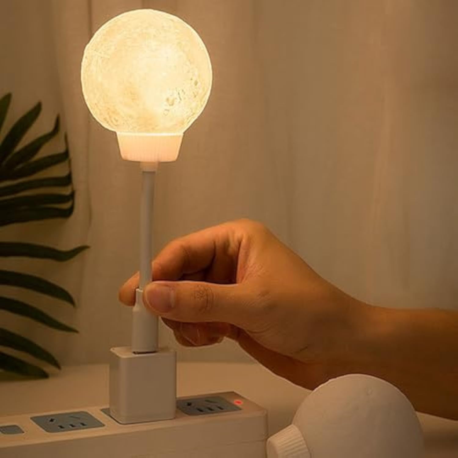 Moon Smart Nightlight, Moon LED Night Light Voice Control, Moon Smart ...