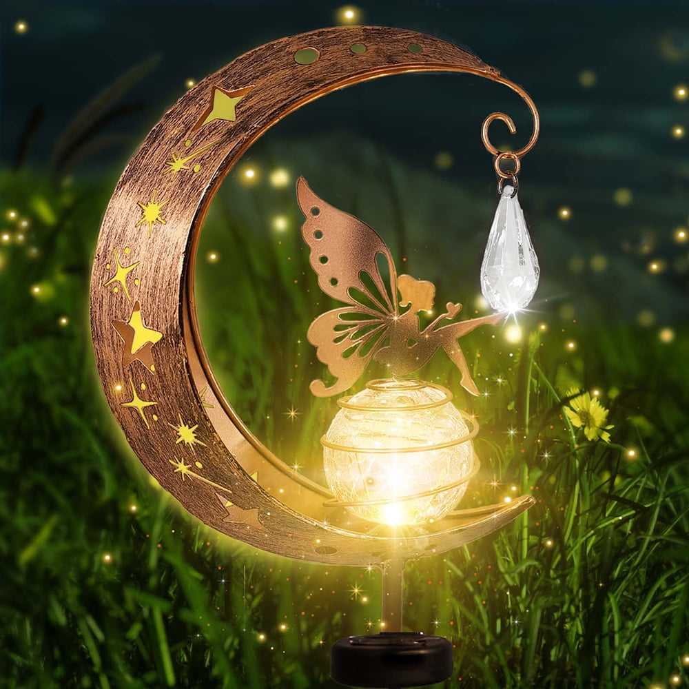 Moon Solar Lights Outdoor Garden Decoration Solar Garden Lights Outdoor ...