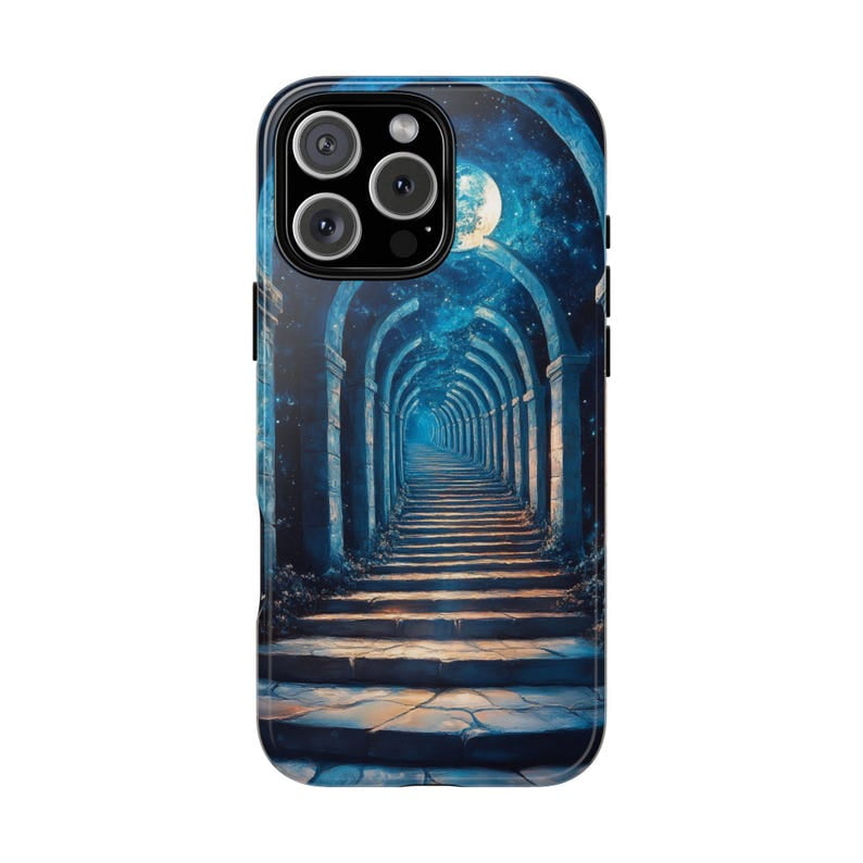 Moon Stairway Lunar Stars Pathway Celestial Fantasy Gift Phone Case ...