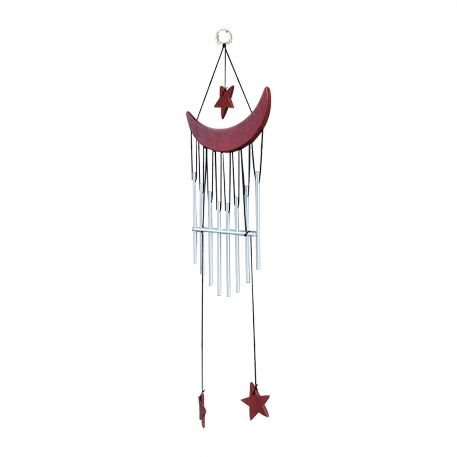 Moon Star Series Wind Chime Ornament Birthday Gift Wooden Multi Bell ...