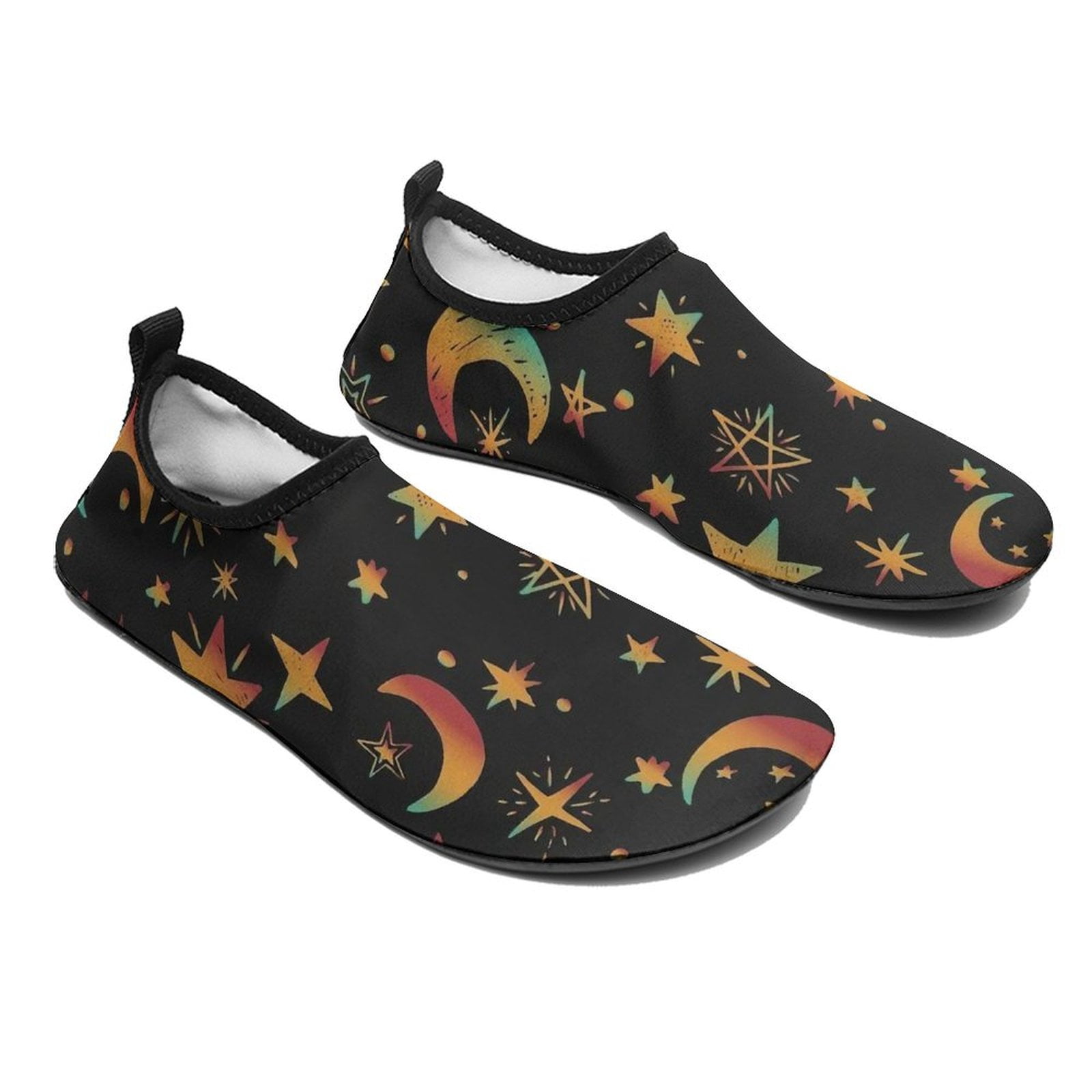 Moon Star Sky Water Shoes Beach Slip-on Shoes for Men Women Swim Pool ...