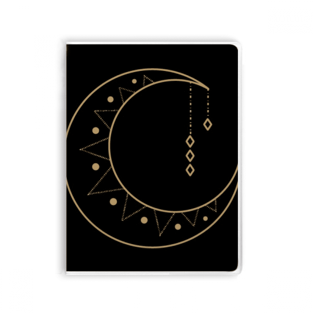 Moon Star Symbol Totem Shape Notebook Gum Cover Diary Soft Cover ...