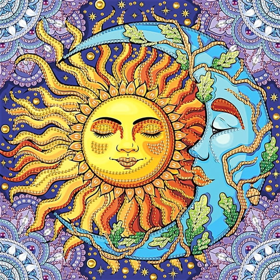 Moon Sun Diamond Art Painting Kit - Walmart.com