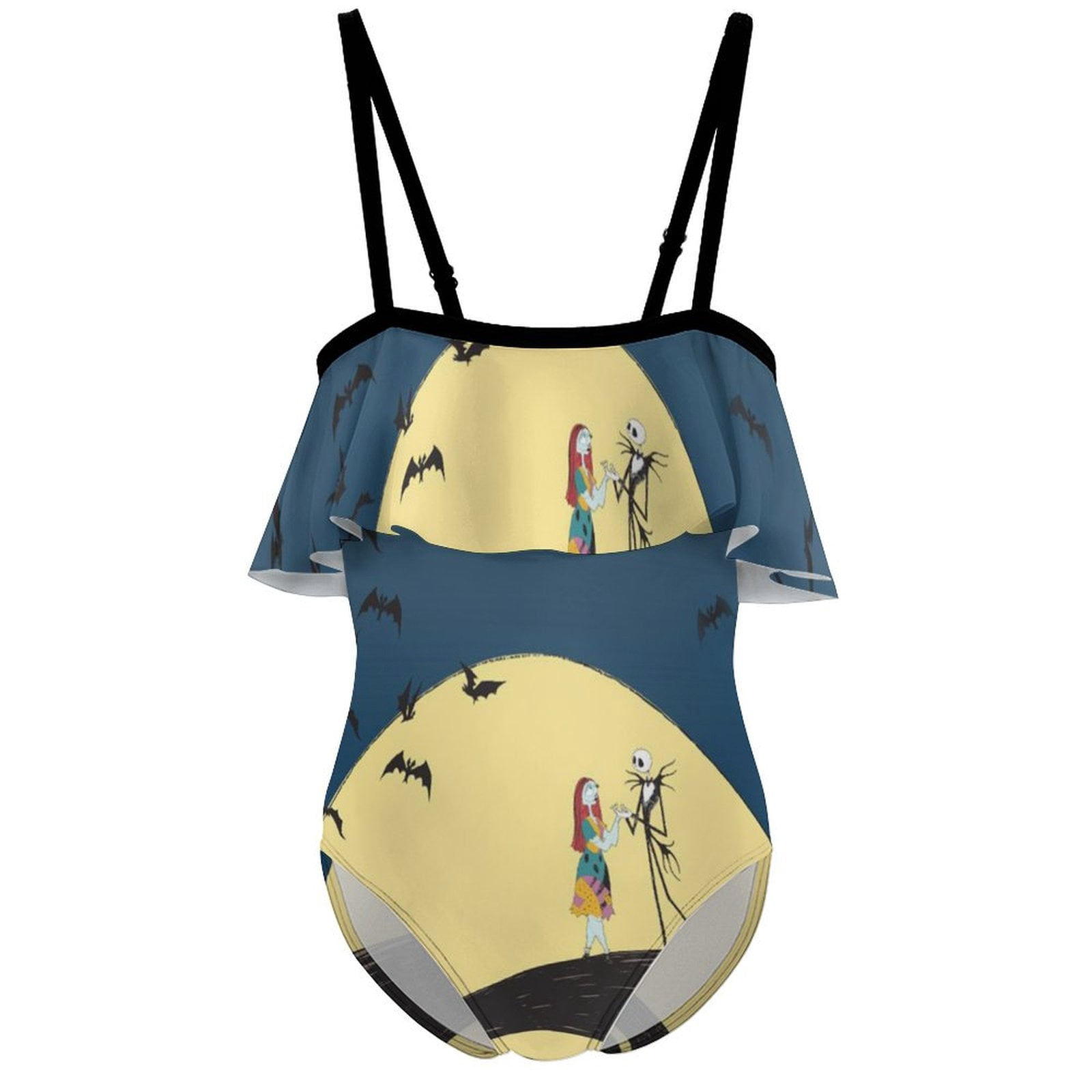 Moon The Nightmare Before Christmas Kids One-piece Swimsuit Adjustable ...