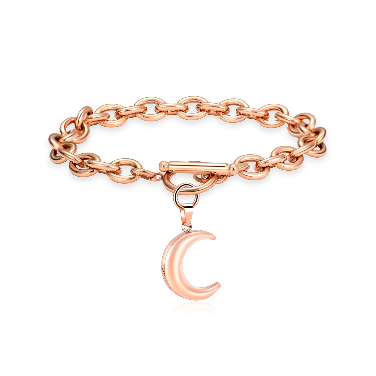 Moon Urn Locket Memorial Pet Cremation Jewelry for Ashes Holder Funeral ...