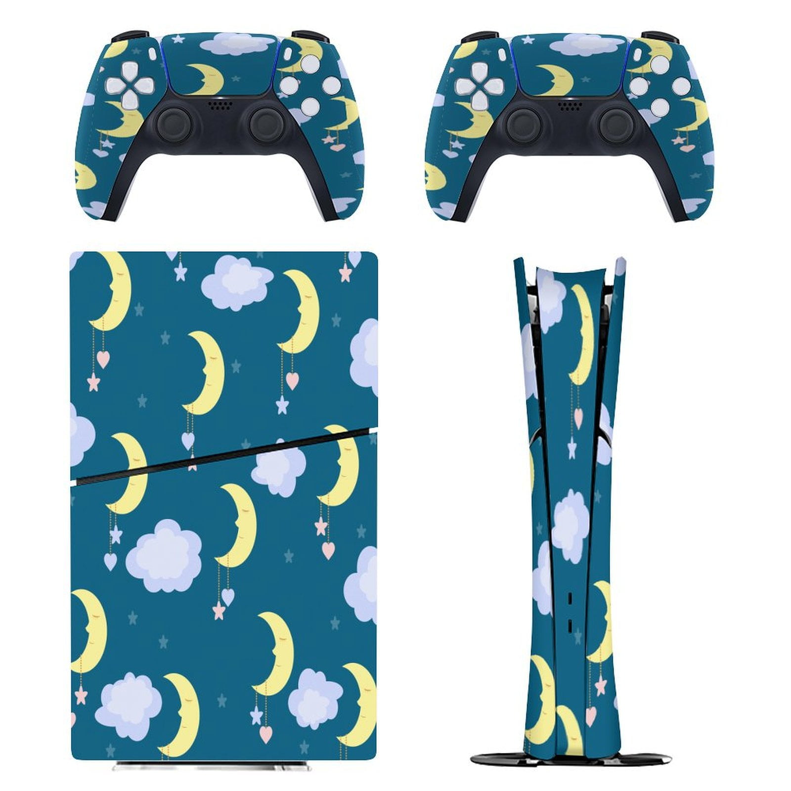 Moon Wallpaper PS5/PS5 Slim Digital Disc Skin Sticker For Console And ...