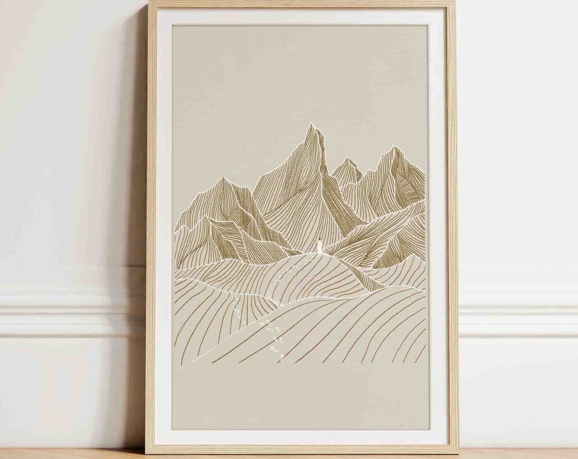 Christ In The Wilderness, Christian Bible Art, Modern Bible Verse Wall ...