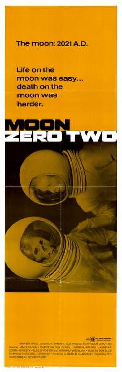 Moon Zero Two Poster Movie Poster Insert 14"X36" Multi-Color Square ...