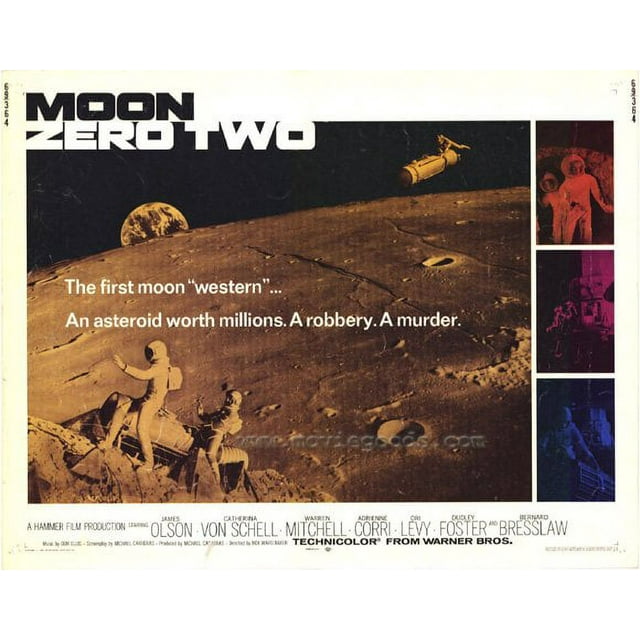 Moon Zero Two - movie POSTER (Half Sheet Style A) (22" x 28") (1969 ...
