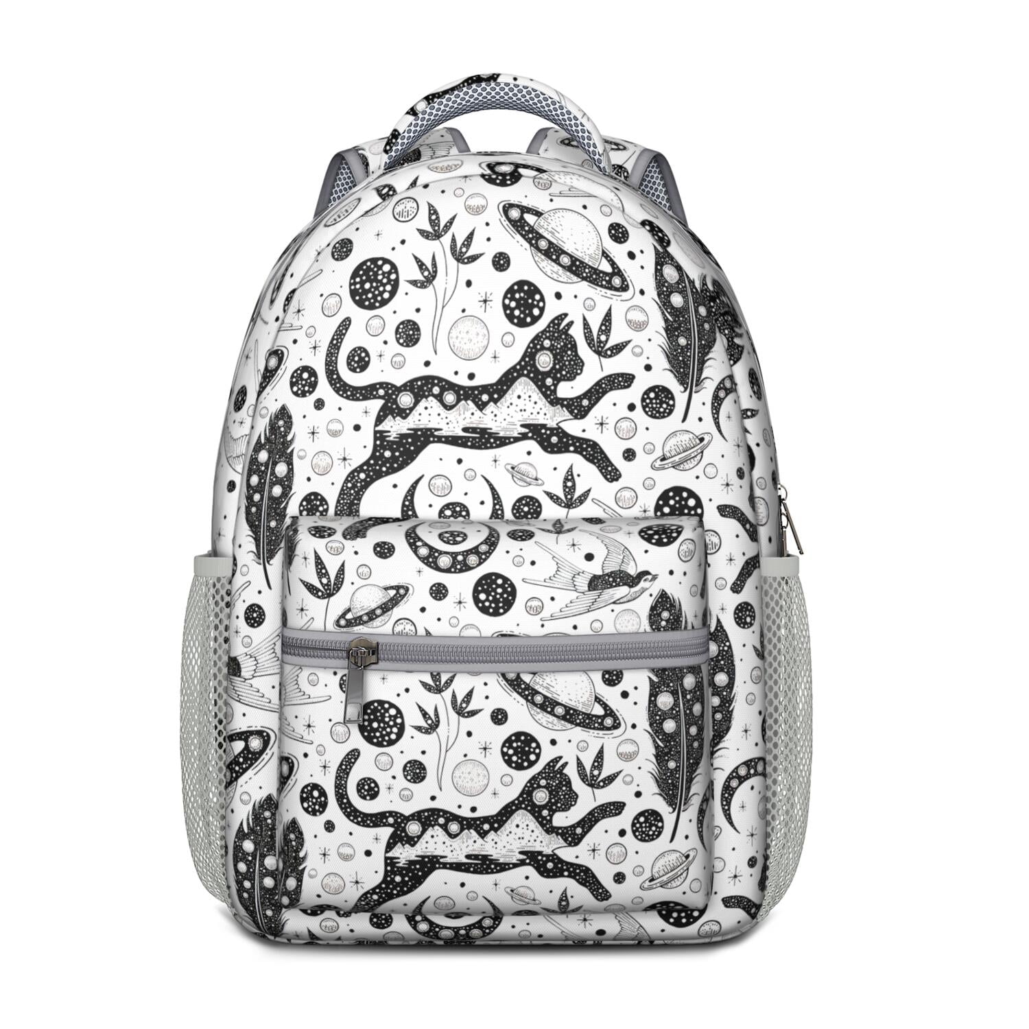 Moon and Stars Gothic School Backpack – Celestial Eclipse, Cosmic Solar ...