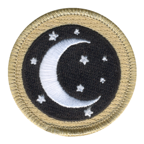 Moon and Stars Patrol Patch (Sew-on) - ClassB - Walmart.com
