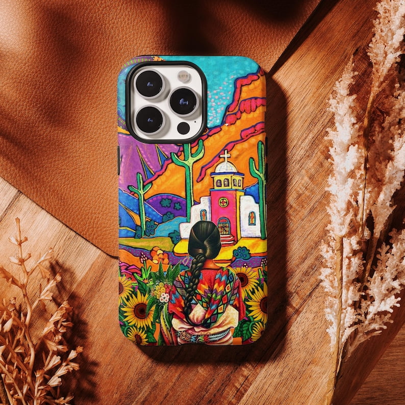 Moon and sun celestial stained-glass mosaic phone case, trendy ...