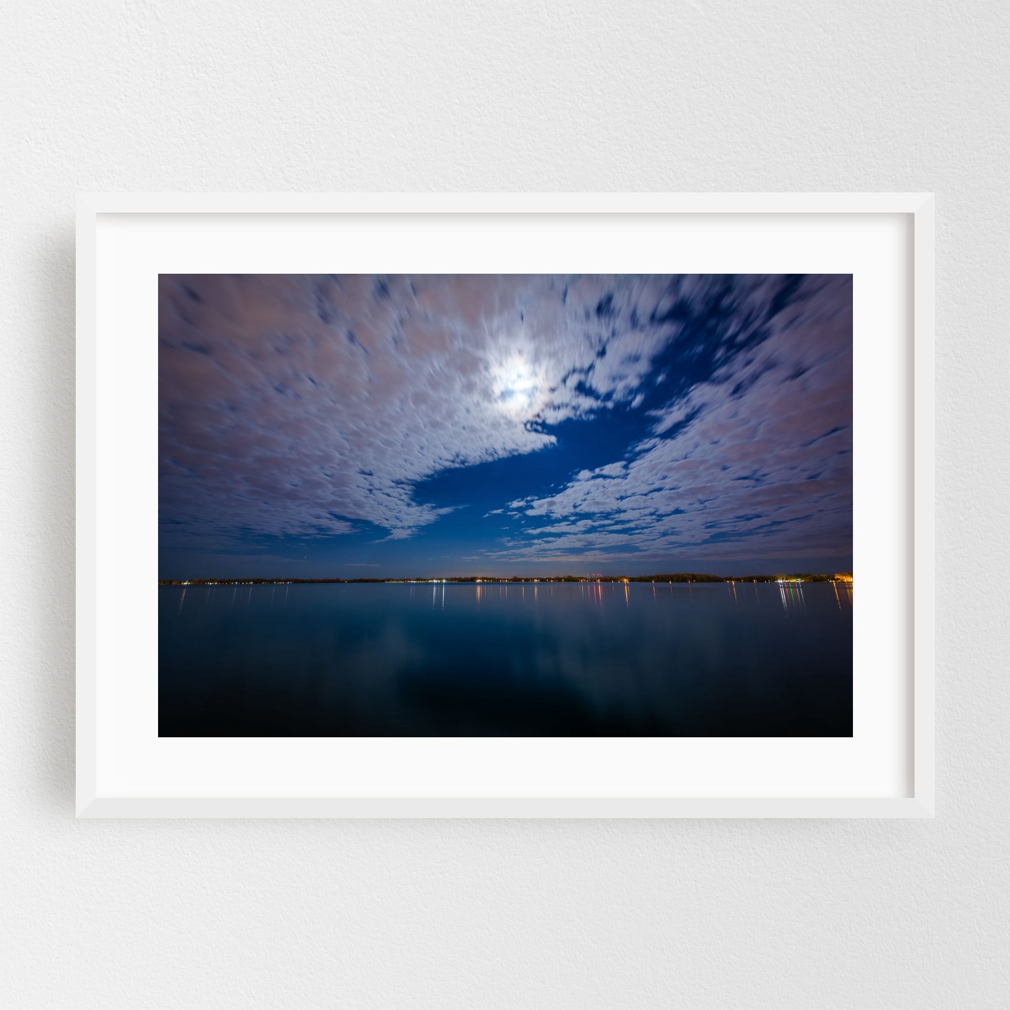 Moon over Lake Ontario - Toronto Ontario Canada Photography Night Sky ...
