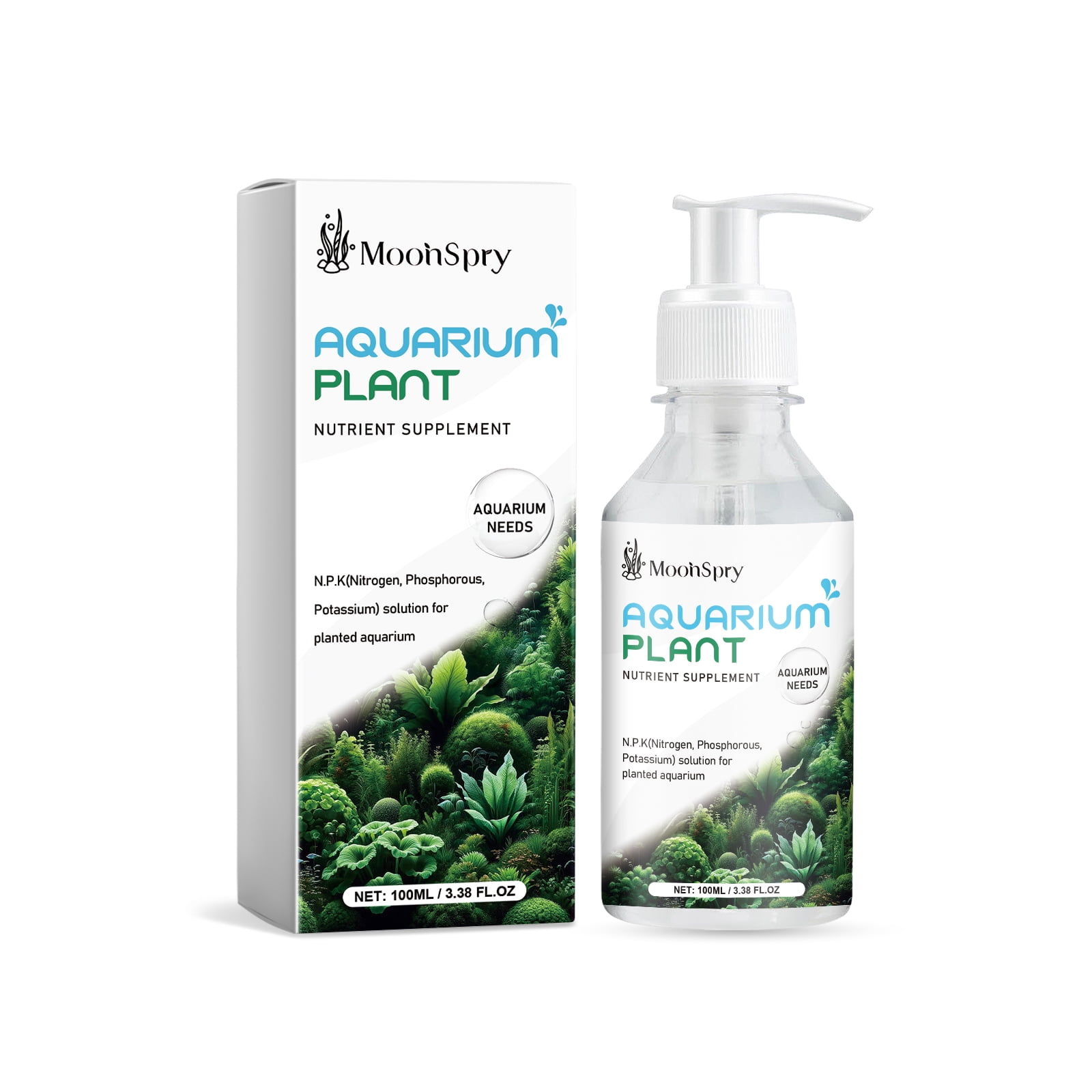 MoonSpry Aquarium Plant Nutrient Supplement, Tank Fish Tank Root Plant ...