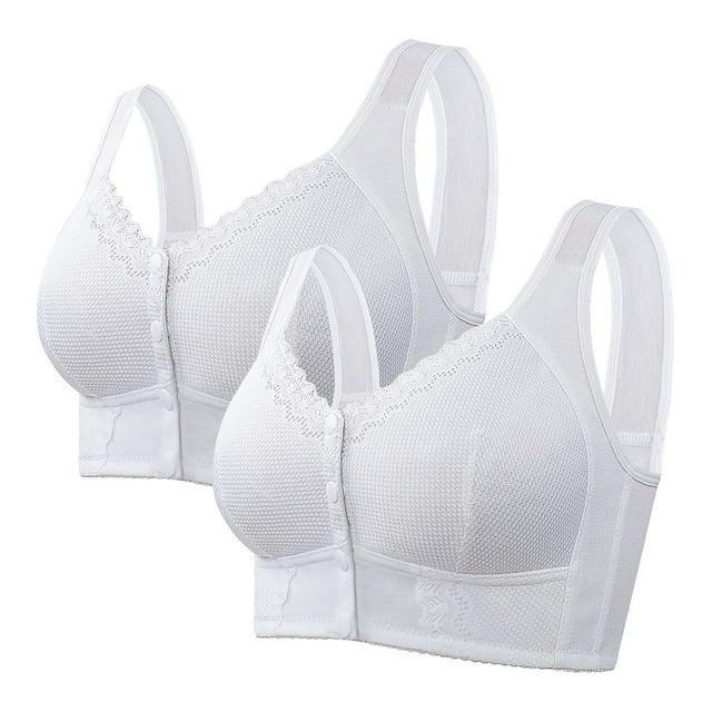 Moona Bra For Senior Front Closure Breathable Bra For Seniors Wirefree ...